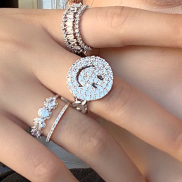 Jewelry | Smiling Face Emoji Ringbe Happy | Poshmark